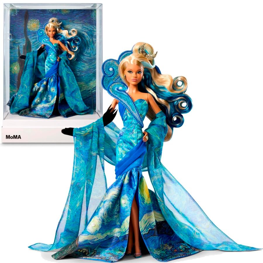Barbie Barbie Vincent Van Gogh Starry Night / Barbie X MoMa
